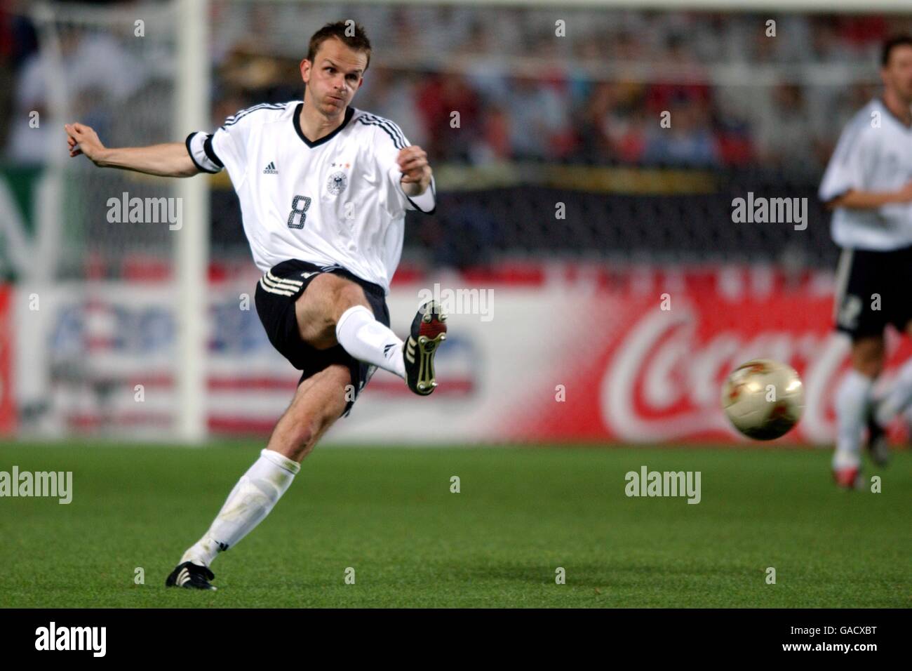 Soccer - FIFA World Cup 2002 - Quarter Final - Germany v USA. Dietmar ...