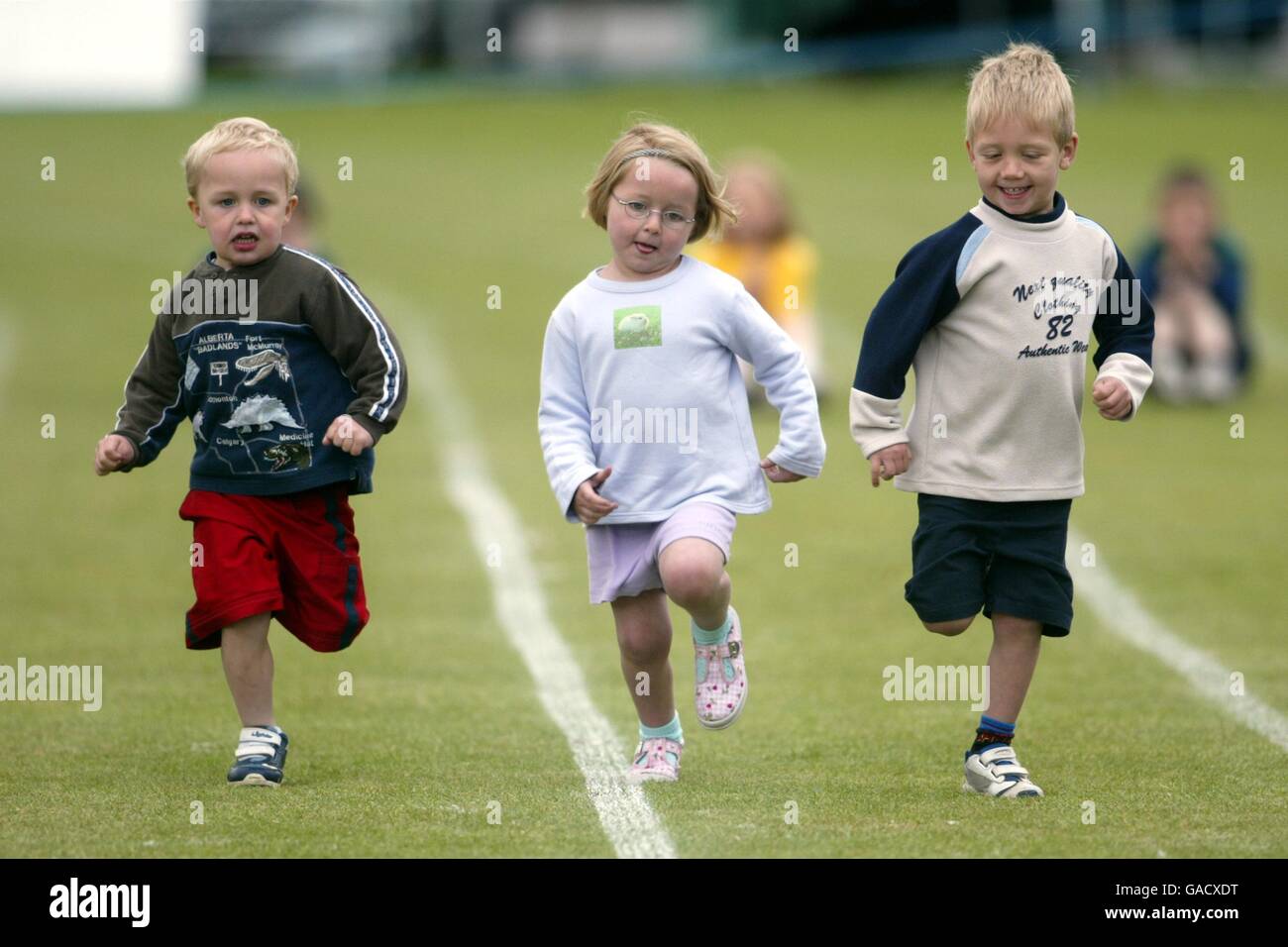 Athletics - The Elms School Sports Day Stock Photo - Alamy