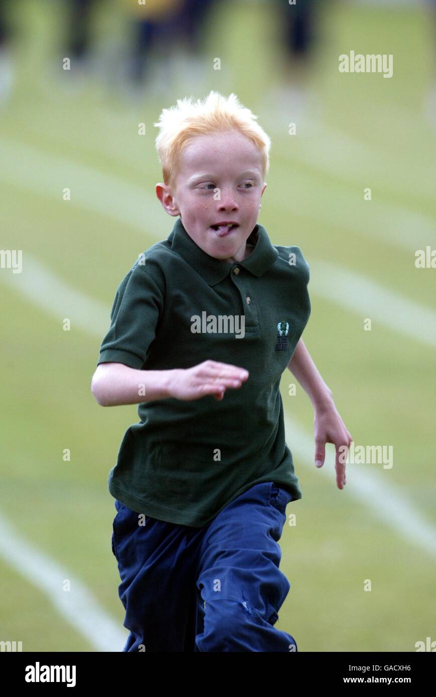 Athletics - The Elms School Sports Day Stock Photo - Alamy