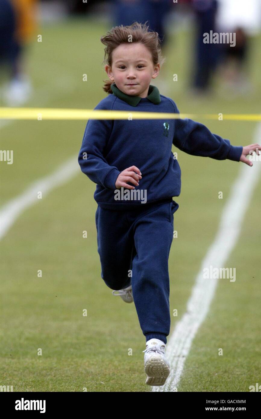 Athletics - The Elms School Sports Day Stock Photo - Alamy