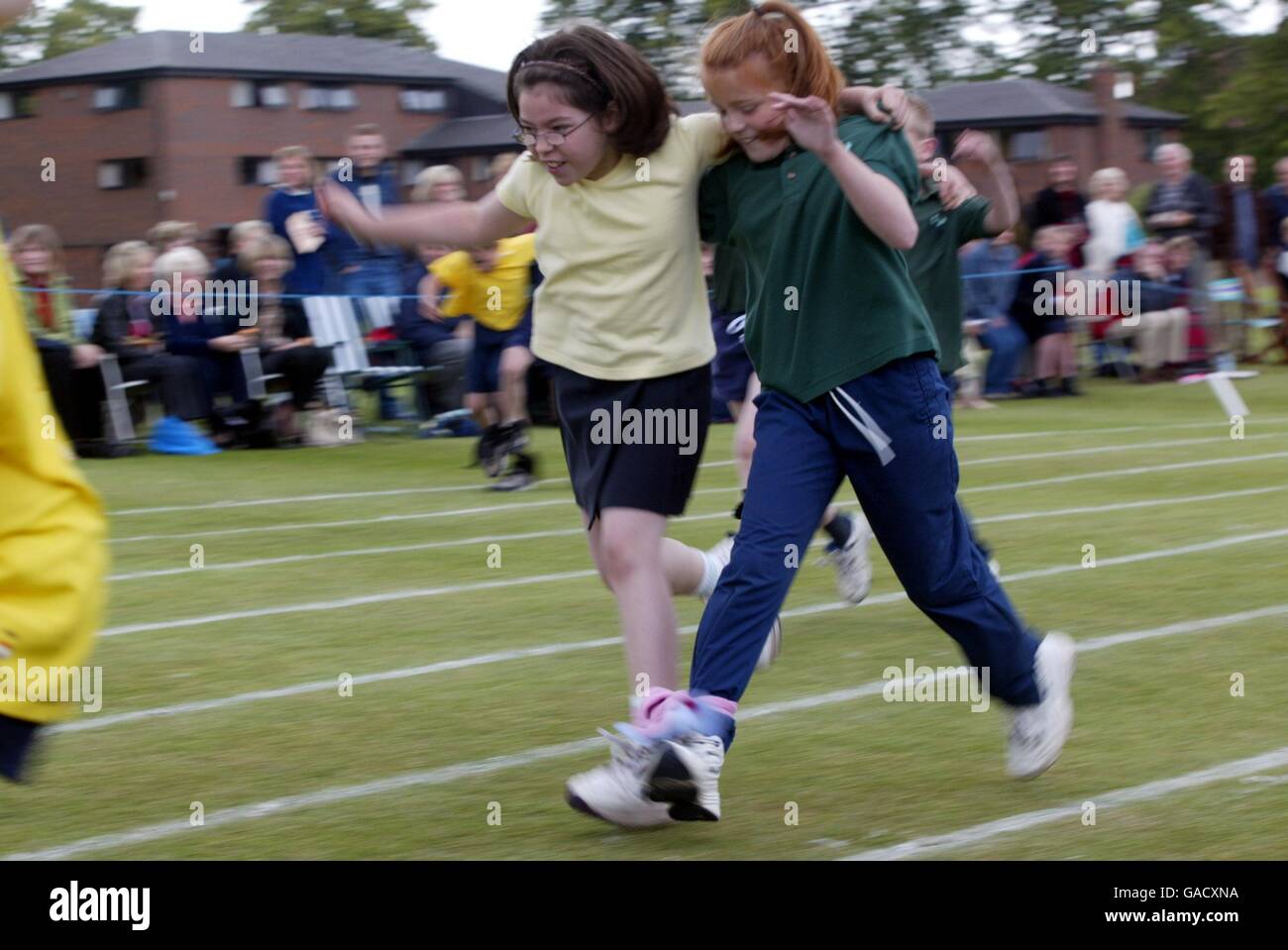 Athletics - The Elms School Sports Day Stock Photo - Alamy