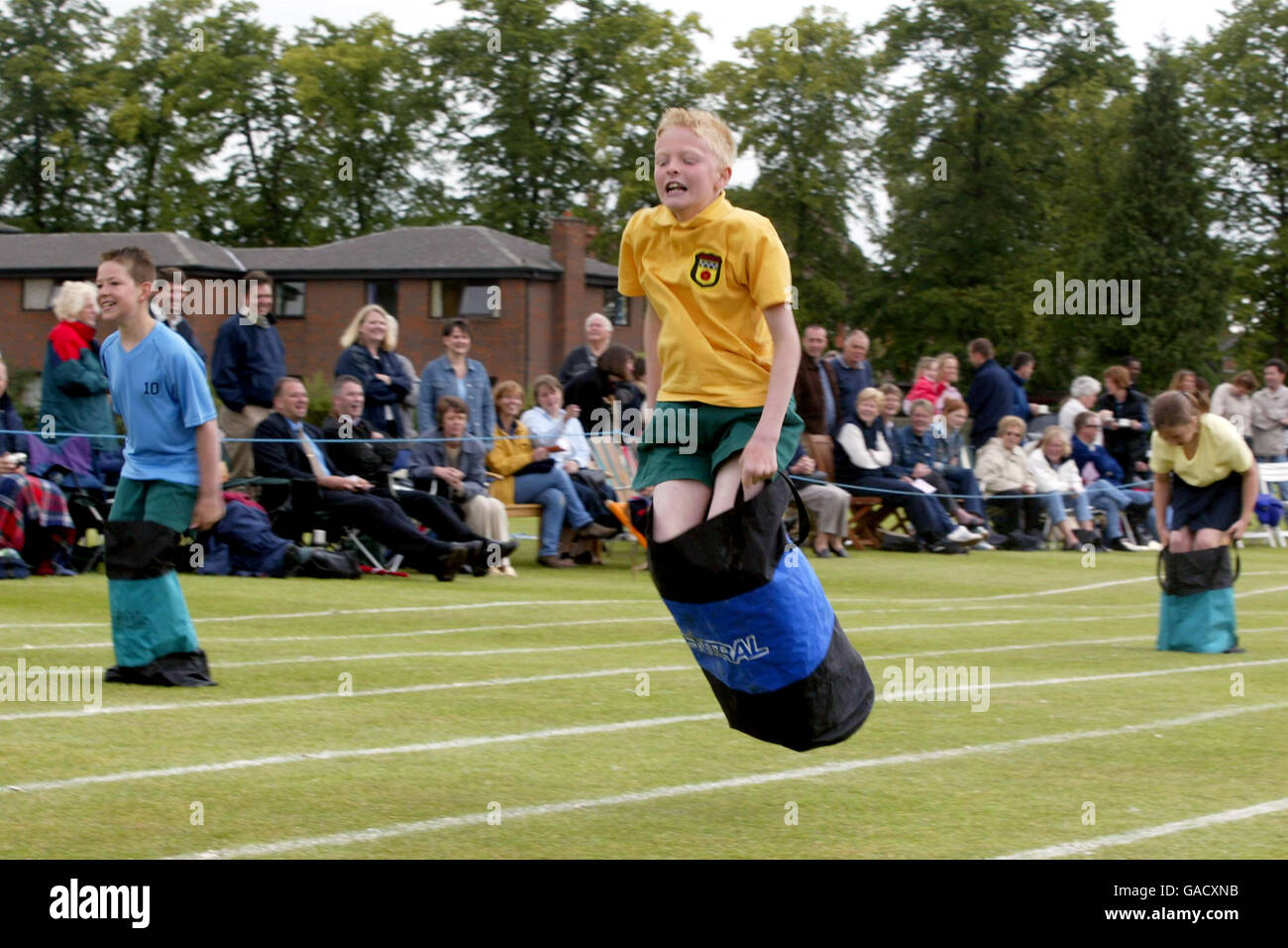Athletics - The Elms School Sports Day Stock Photo - Alamy