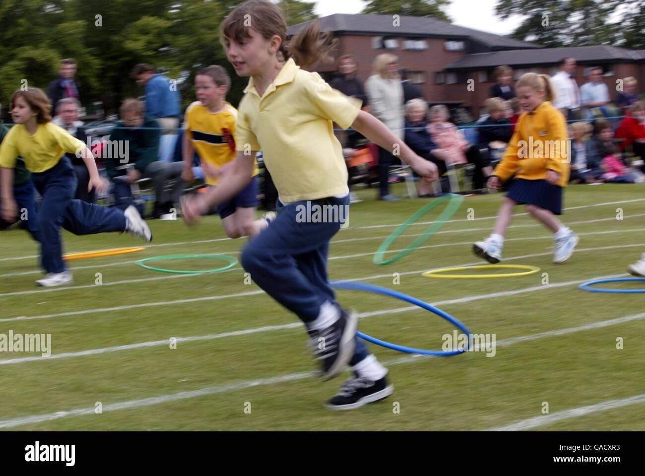 Athletics - The Elms School Sports Day Stock Photo - Alamy
