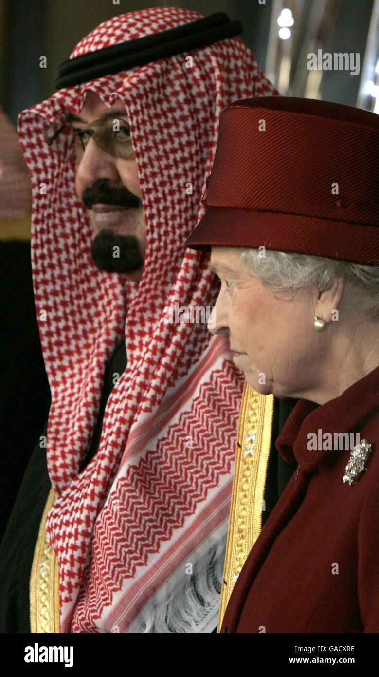 King Abdullah visits Britain - Day One Stock Photo - Alamy