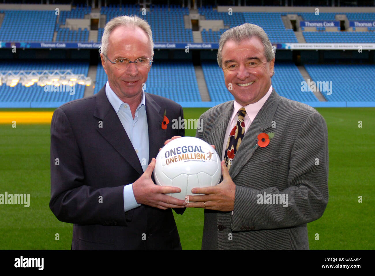 Soccer - PFA Centenary Match Launch - City of Manchester Stadium Stock ...