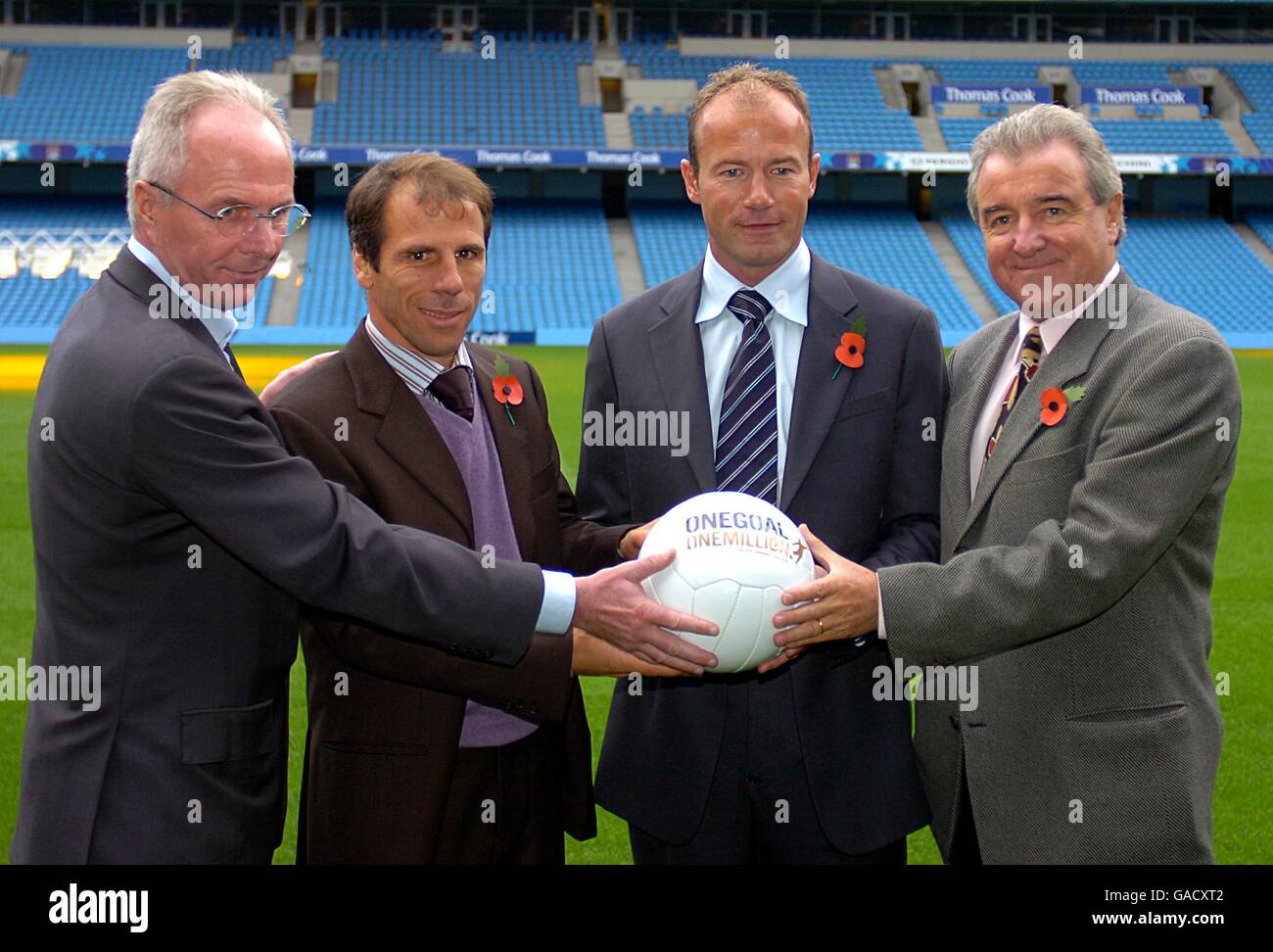 Soccer - PFA Centenary Match Launch - City of Manchester Stadium Stock ...