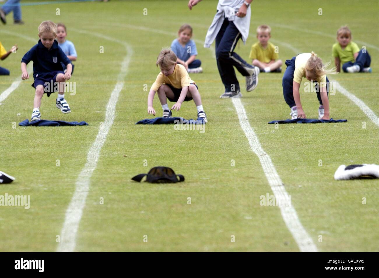 Athletics - The Elms School Sports Day Stock Photo - Alamy