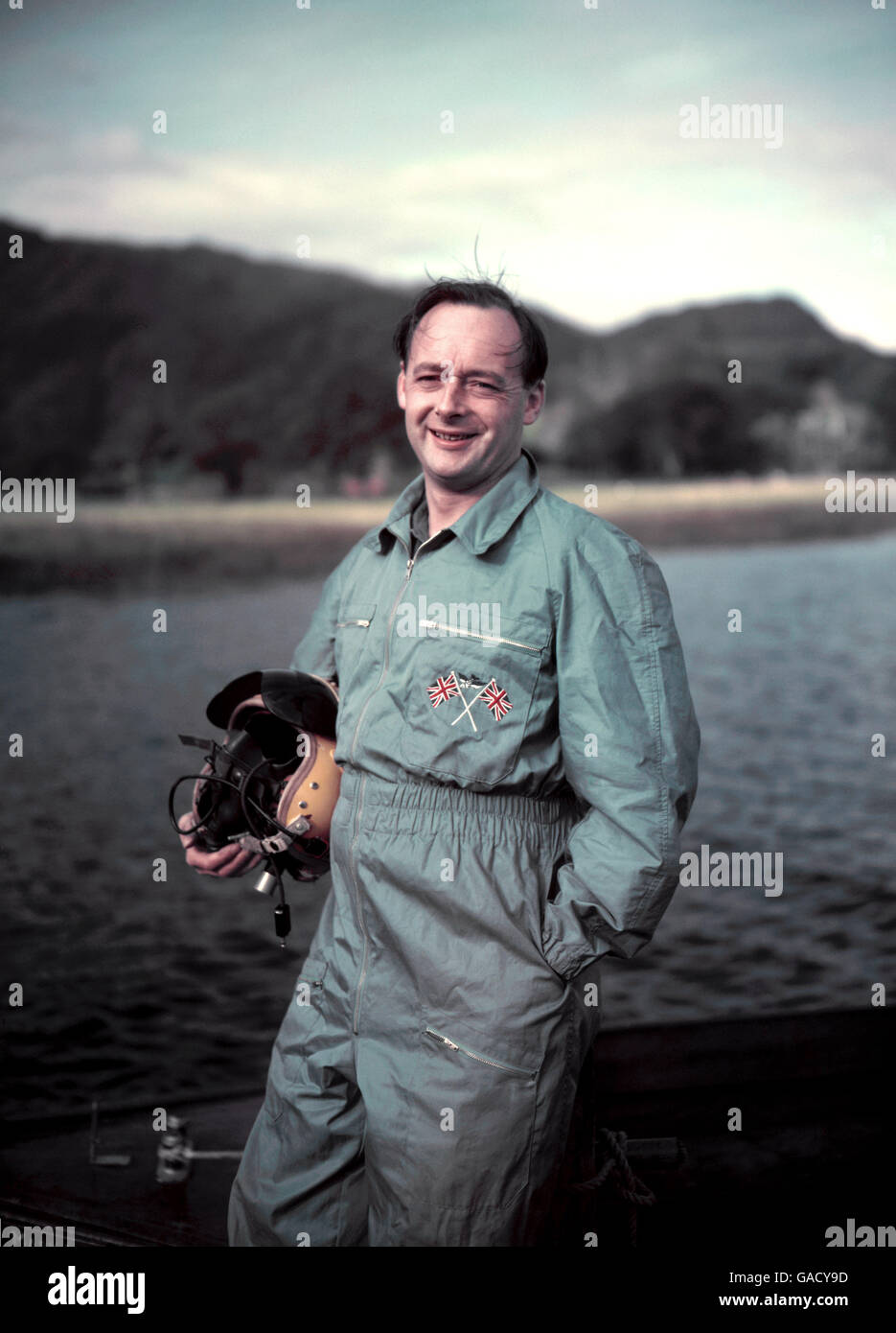 Water Speed Record - Donald Campbell Stock Photo - Alamy