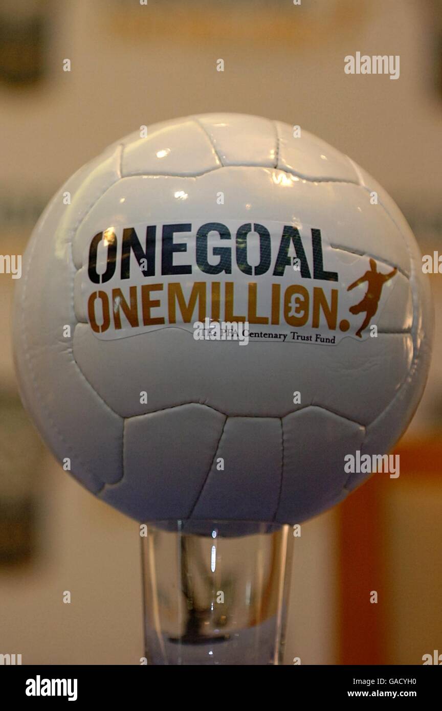 Soccer - PFA Centenary Match Launch - City of Manchester Stadium Stock ...