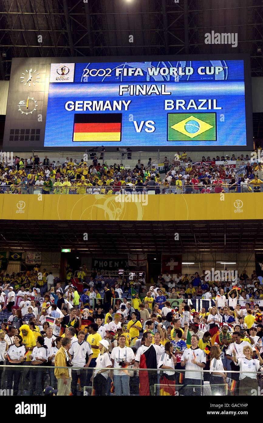 Brazil germany scoreboard world cup hi-res stock photography and images ...