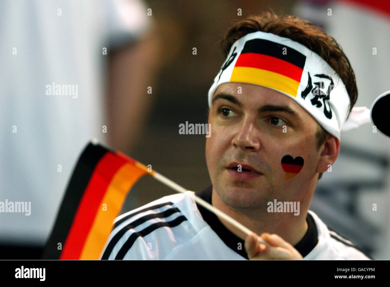 Soccer - FIFA World Cup 2002 - Final - Germany v Brazil. A Germany fan ...