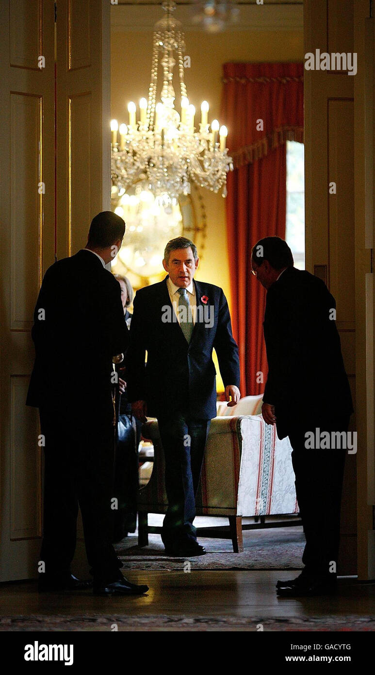 King Abdullah at 10 Downing Street Stock Photo - Alamy