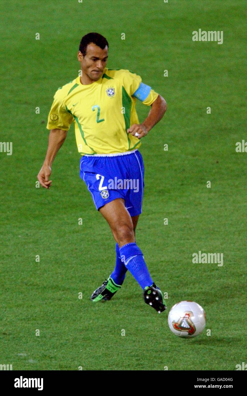 Soccer - FIFA World Cup 2002 - Final - Germany v Brazil. Cafu, Brazil ...