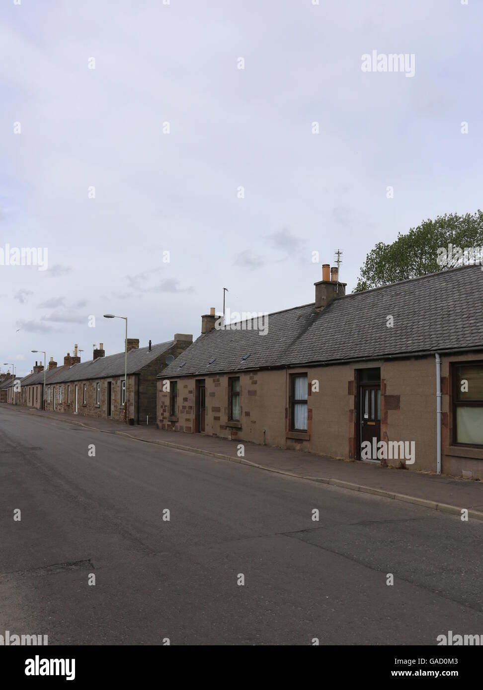 Carnoustie street scene Angus Scotland July 2016 Stock Photo - Alamy