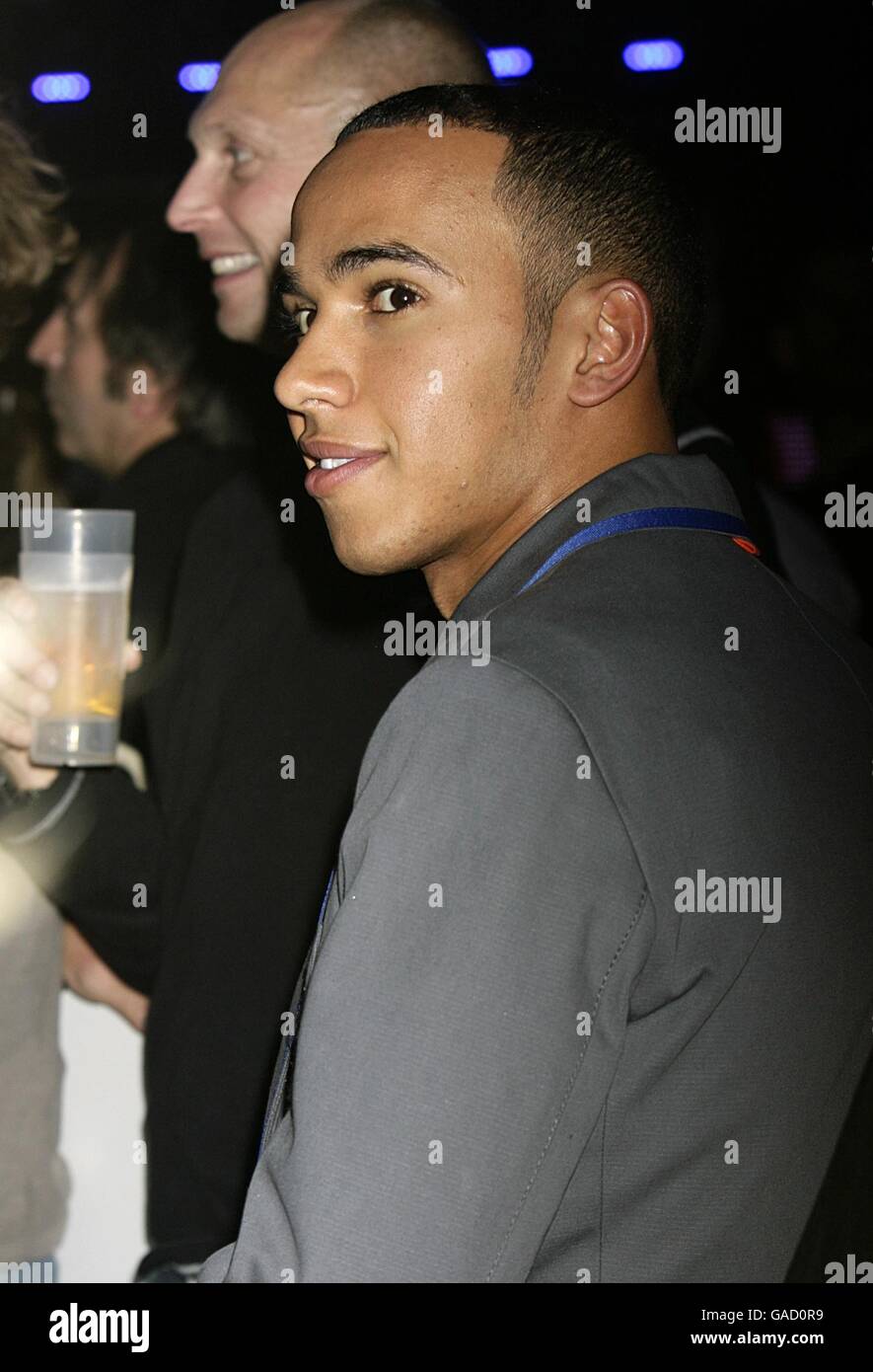 Lewis Hamilton pictured during the MTV European Music Awards 2007, at ...