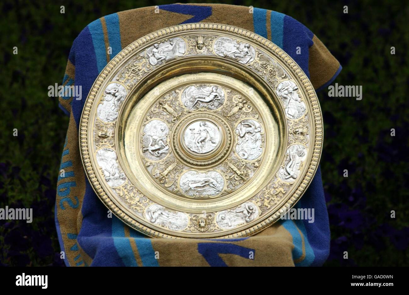 Tennis - Wimbledon 2002. The Womens Singles trophy for Wimbledon Stock ...