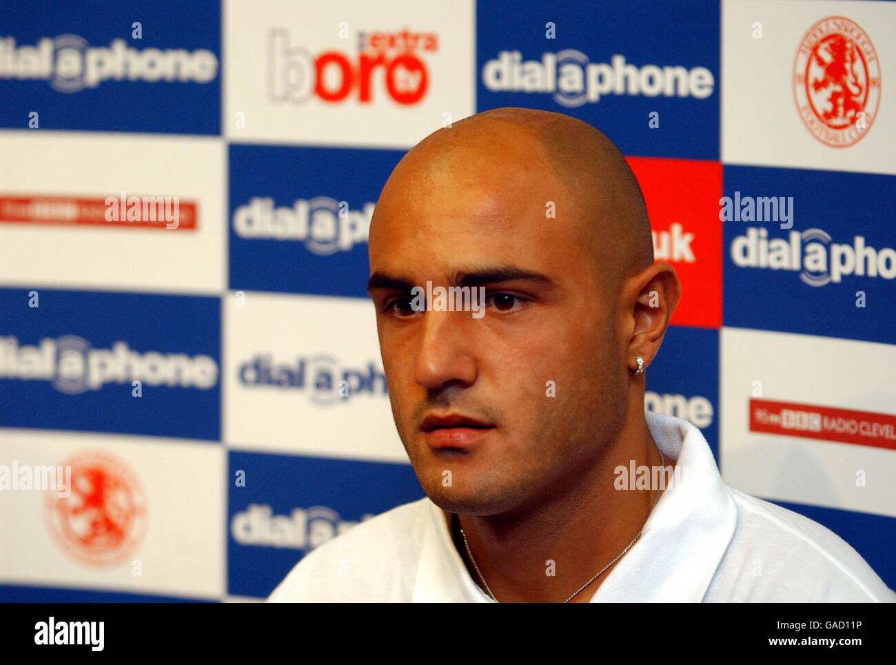 Middlesbrough's Massimo Maccarone at the press conference to announce ...
