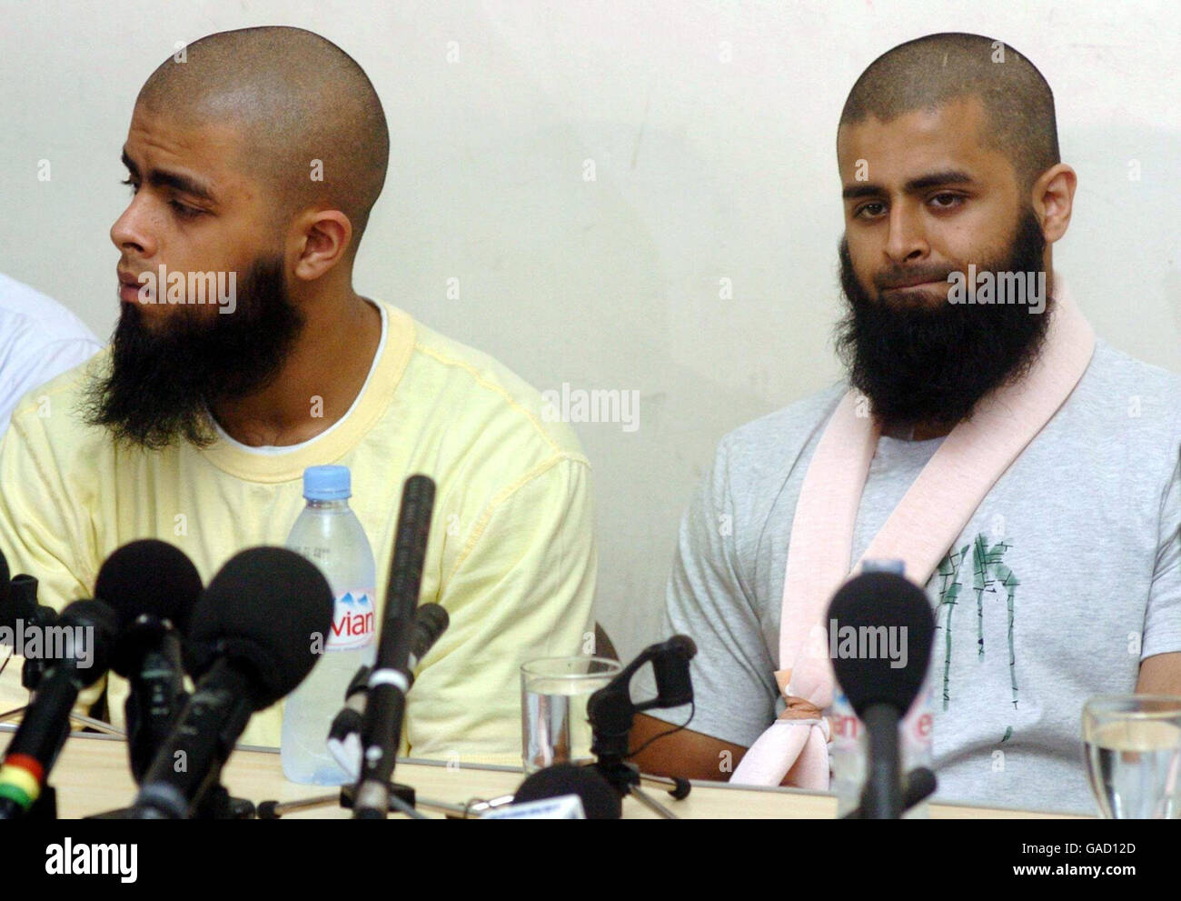 RAID BROTHERS 'ABUSED BY ARMED POLICE' Stock Photo - Alamy