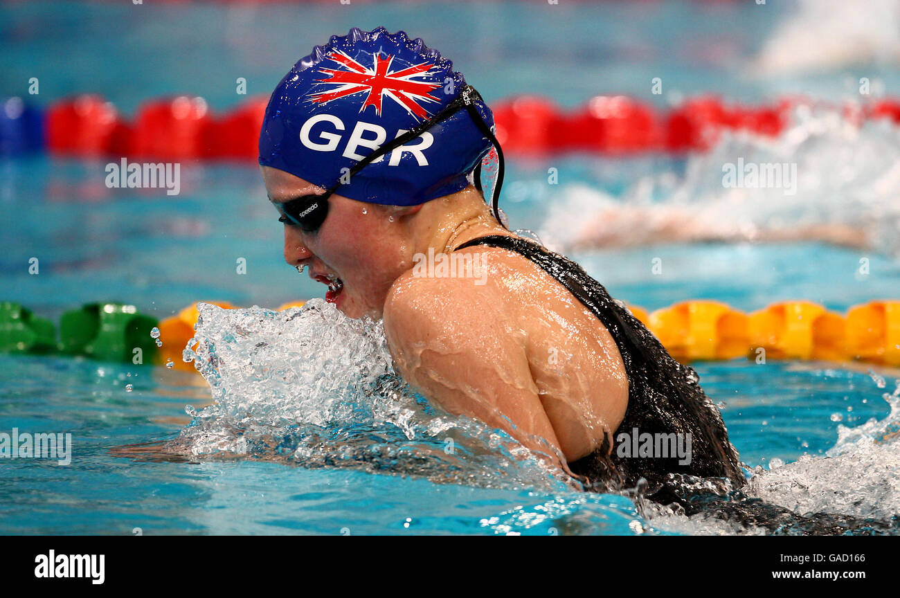 Great Britain's Fran Halsall in action during the Women's 100m ...