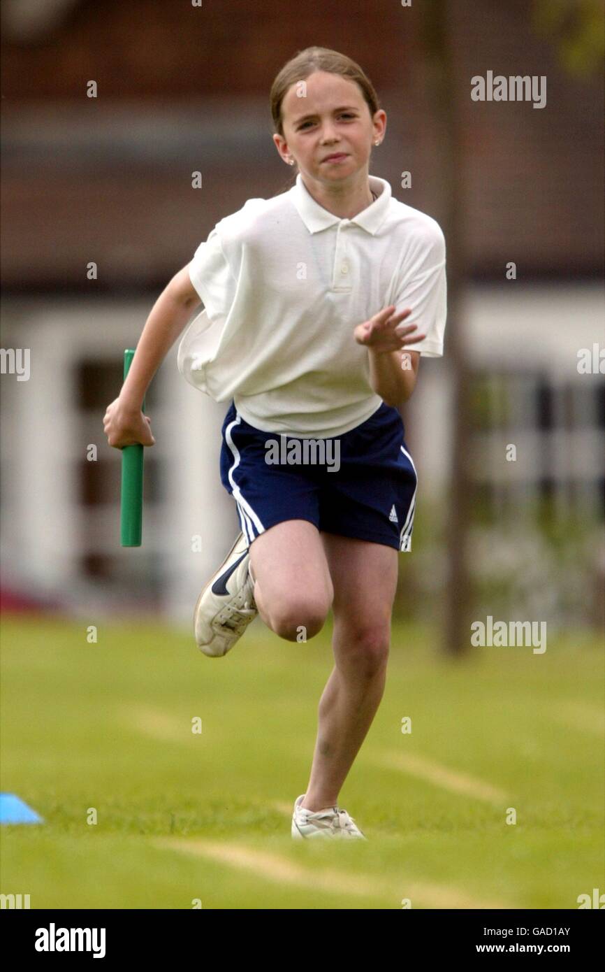 Athletics - The Jesse Gray School Sports Day Stock Photo - Alamy