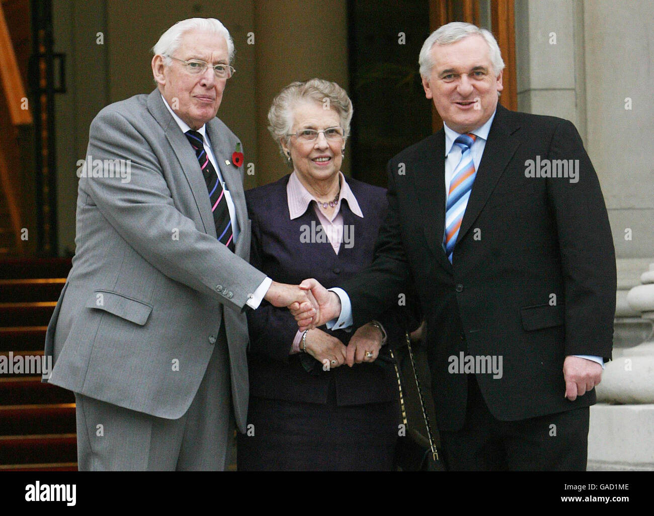 Northern Irelands First Minister Ian Paisley and his wife Baroness ...