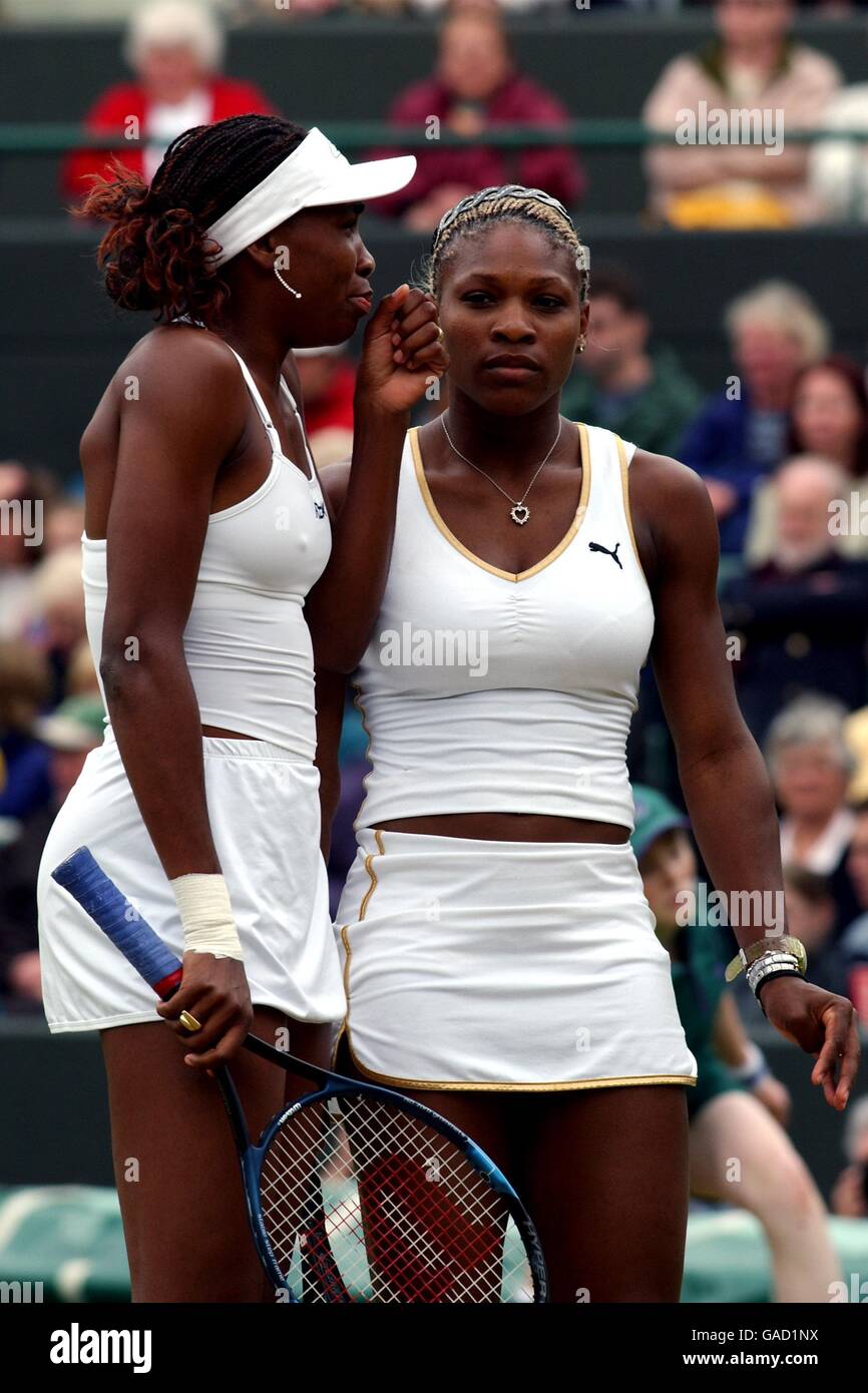 Tennis - Wimbledon 2002 - Women's Doubles Quarter Final - Serena ...