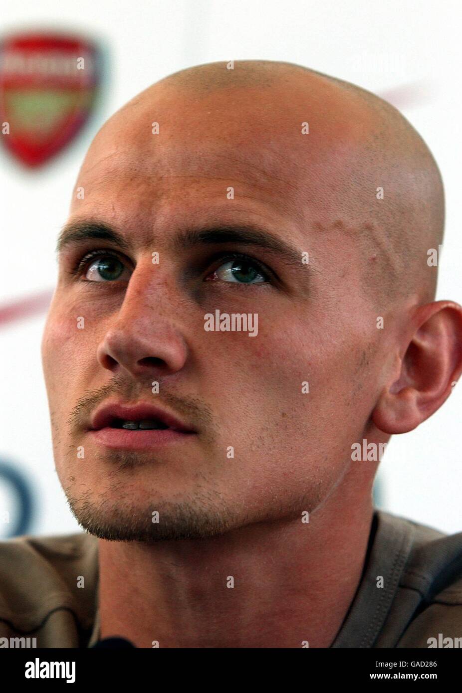 Football pascal cygan signs to arsenal hi-res stock photography and ...