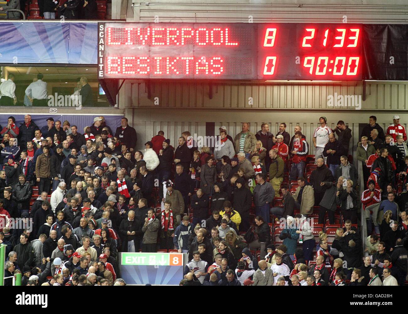 Soccer - UEFA Champions League - Group A - Liverpool v Besiktas ...