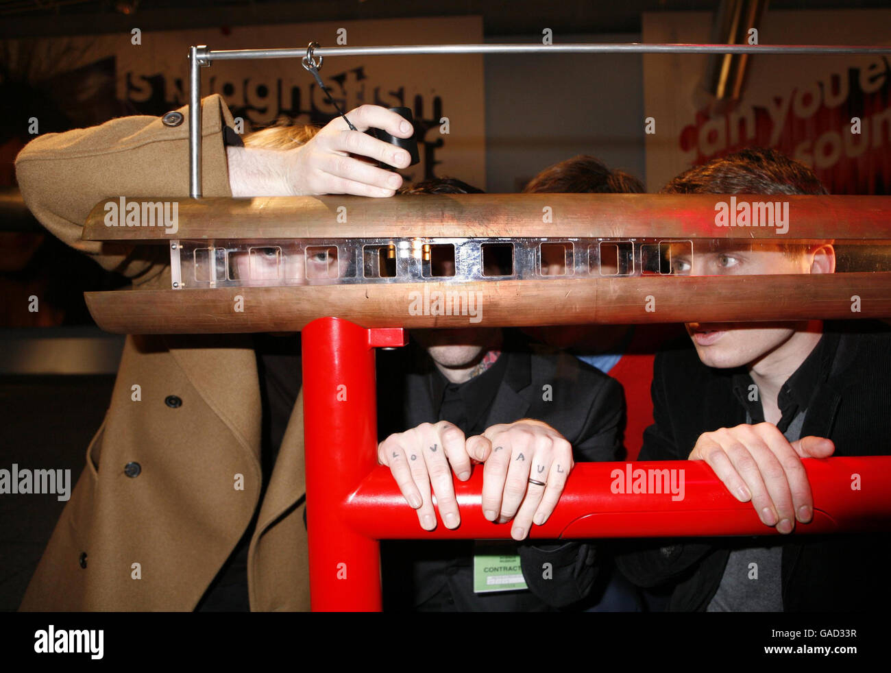 Franz ferdinand tour science museum exhibit london hi-res stock ...