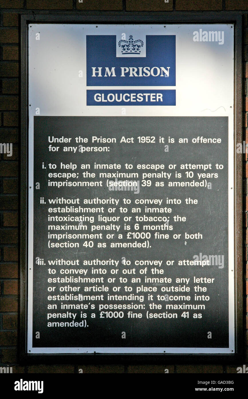 Hmp gloucester in barrack square hi-res stock photography and images ...