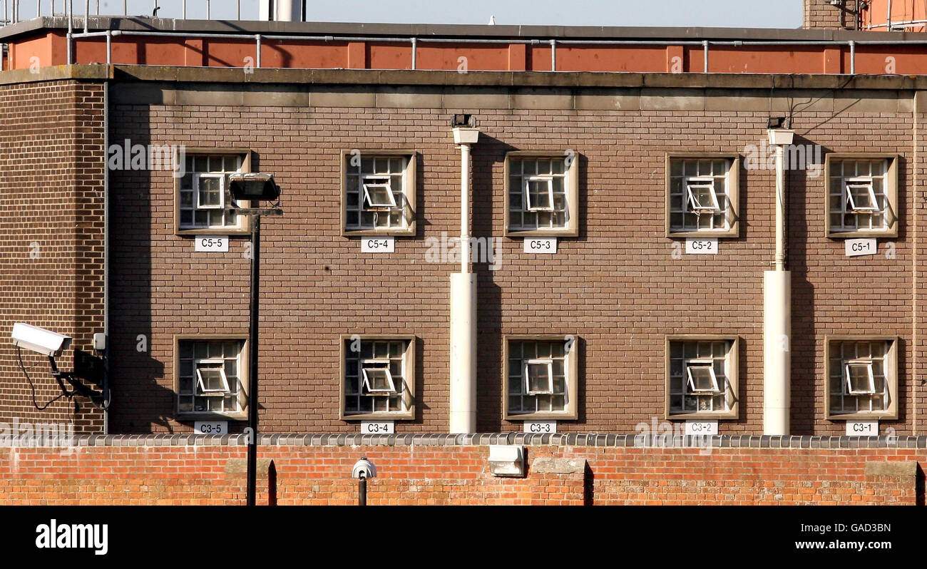 General view of HMP Gloucester in Barrack Square, Gloucester Stock ...