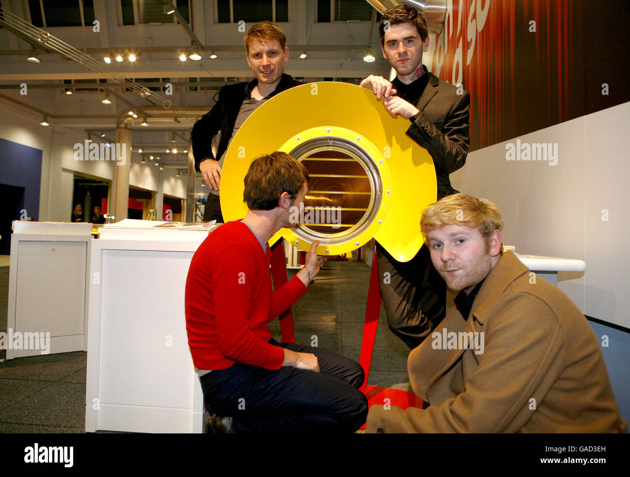 Franz ferdinand tour science museum exhibit london hi-res stock ...