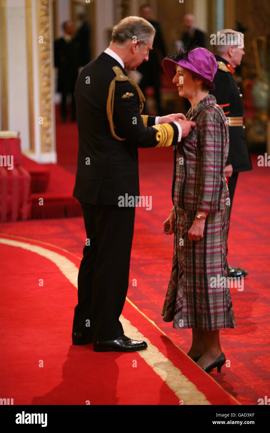 Mrs Nicolai Tompkinson from London is made Companion of the Order of ...