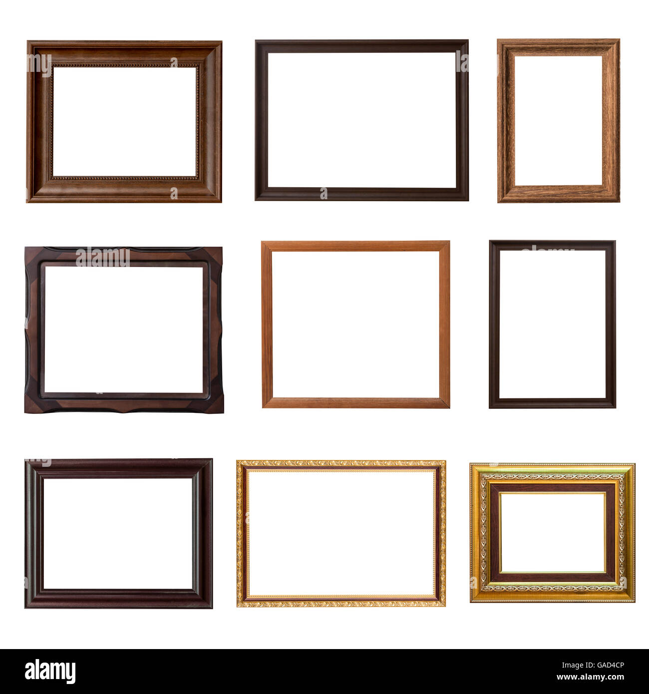 Oval wood frame Cut Out Stock Images & Pictures - Alamy