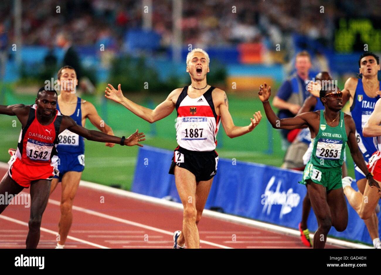 Athletics - Sydney Olympics 2000 - Men's 800m - Final Stock Photo - Alamy
