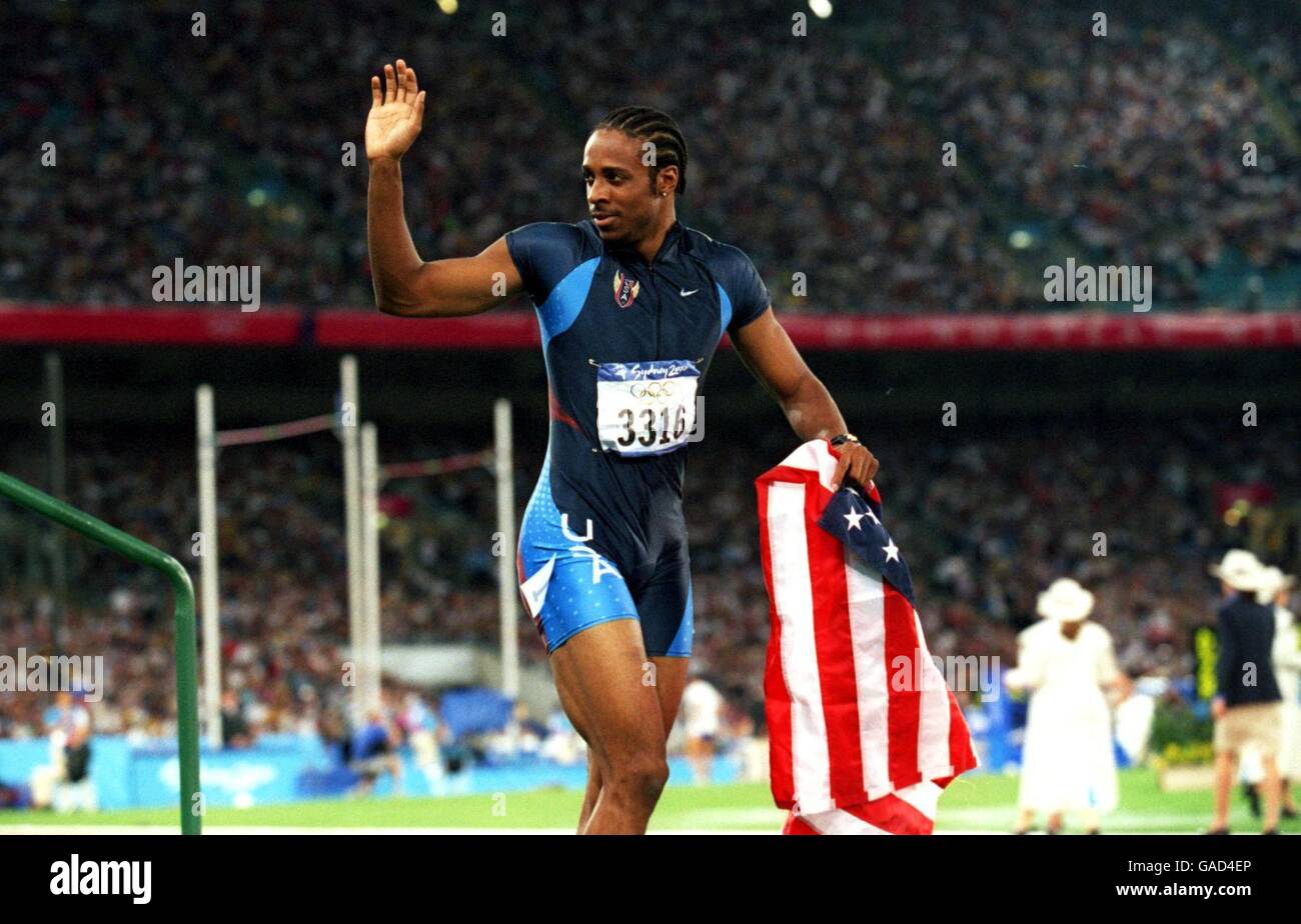 Athletics - Sydney Olympics 2000 - Men's 400m Hurdles - Final. USA's ...
