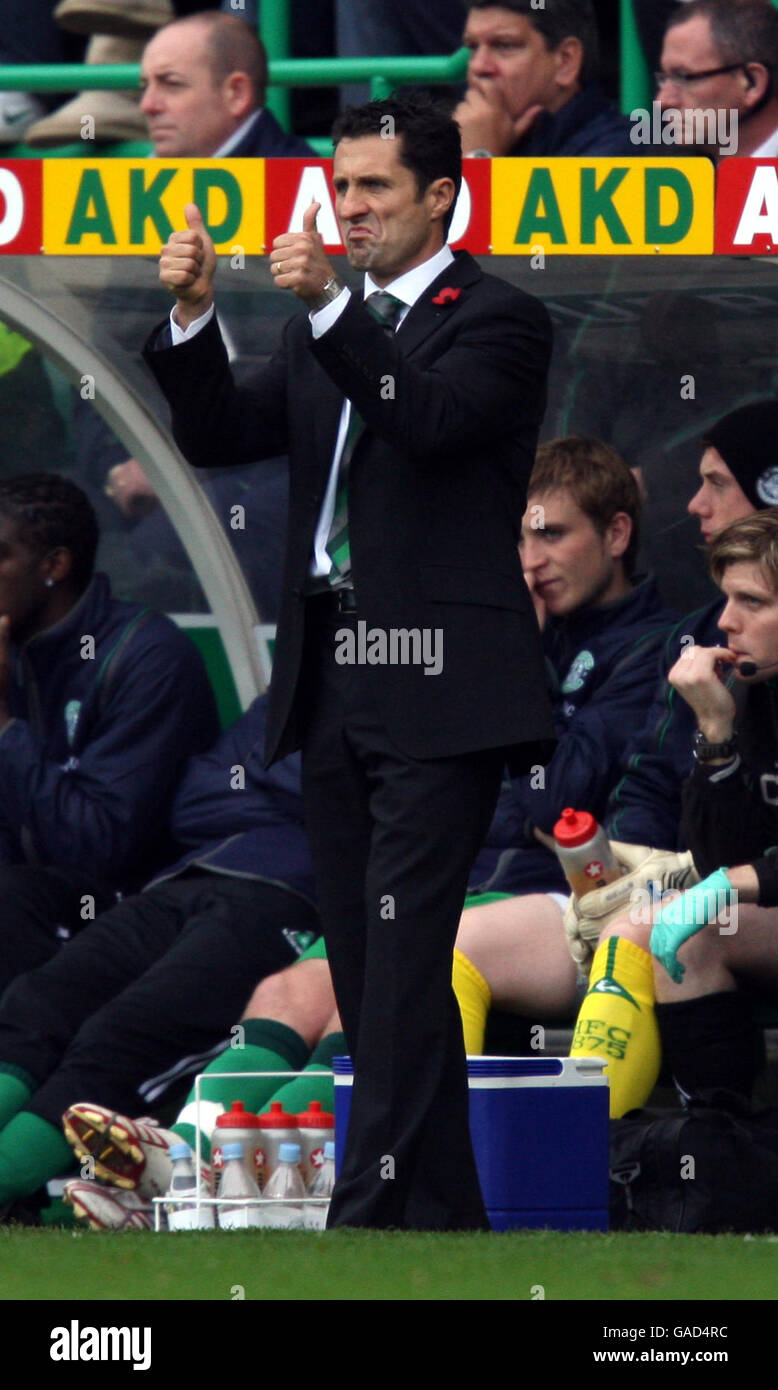 Hibernian manager john collins hi-res stock photography and images - Alamy