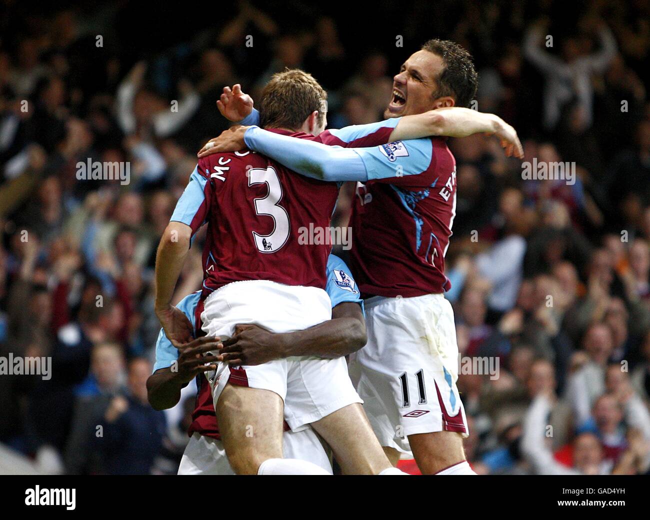 West Ham United's George McCartney celebrates after scoring the opening ...