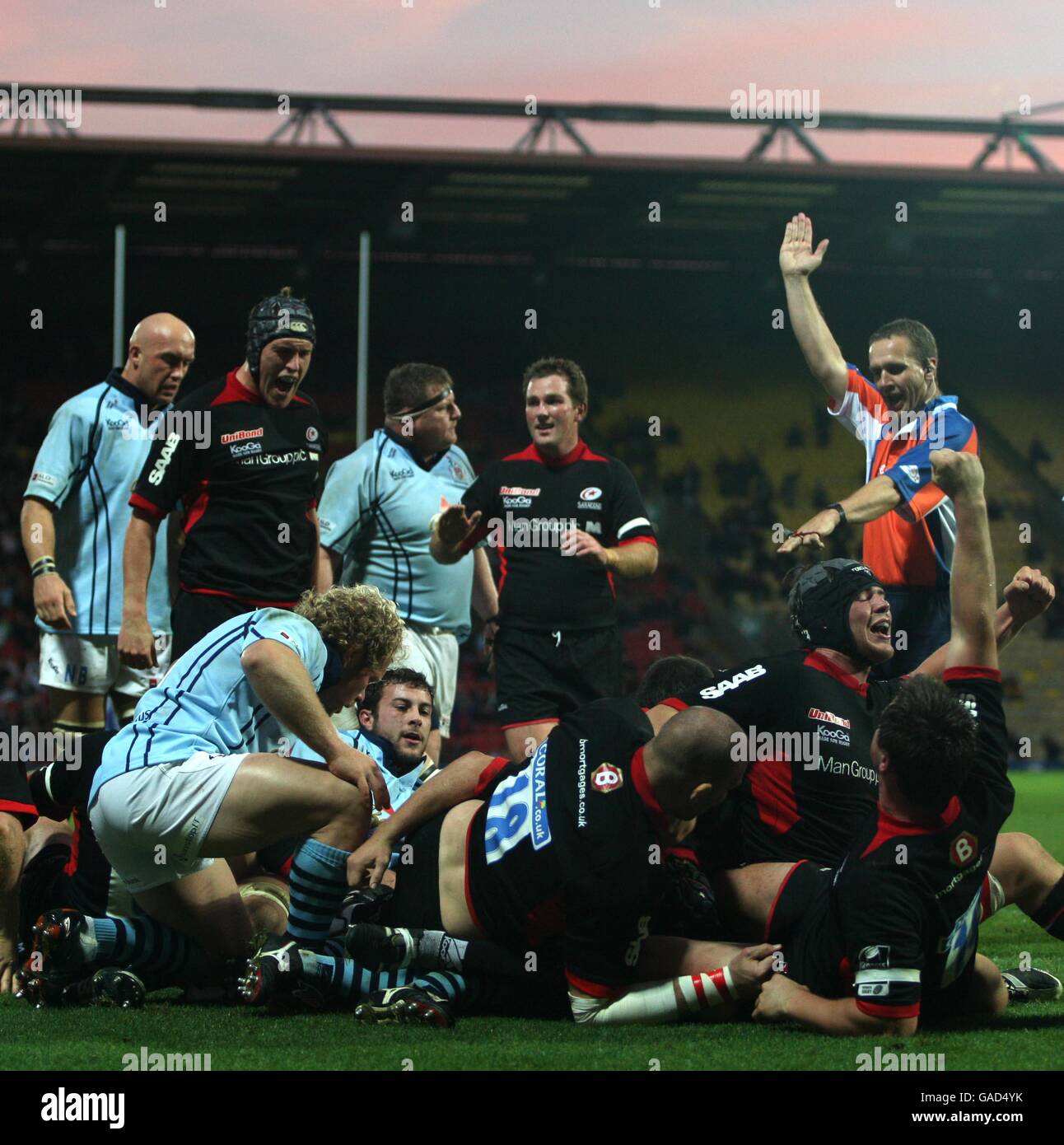 Rugby Union - EDF Energy Cup - Group D - Saracens v Bristol Rugby ...