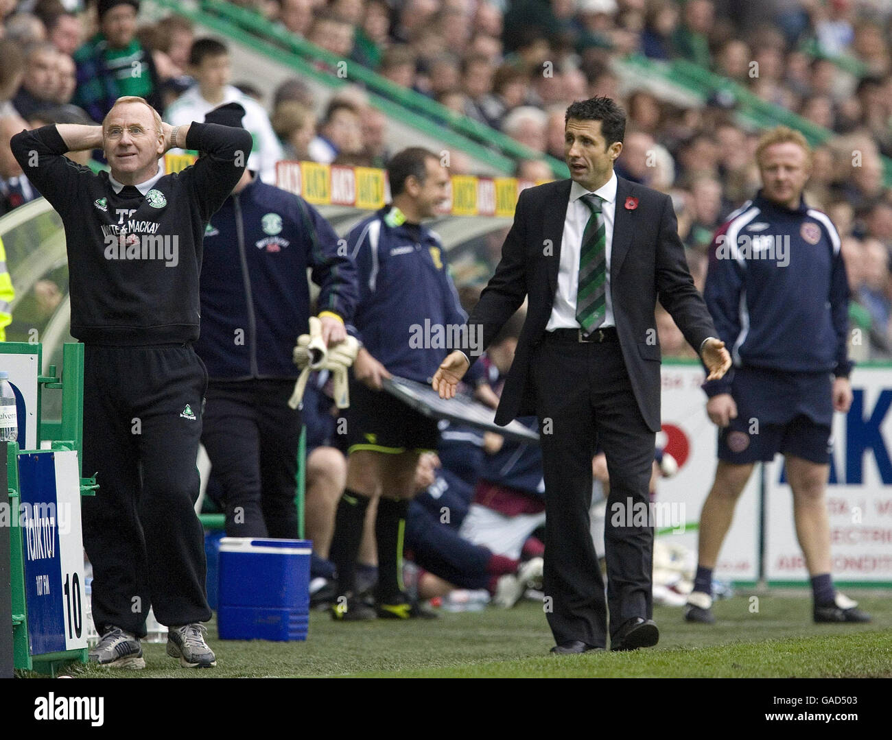 Hibernian manager john collins hi-res stock photography and images - Alamy