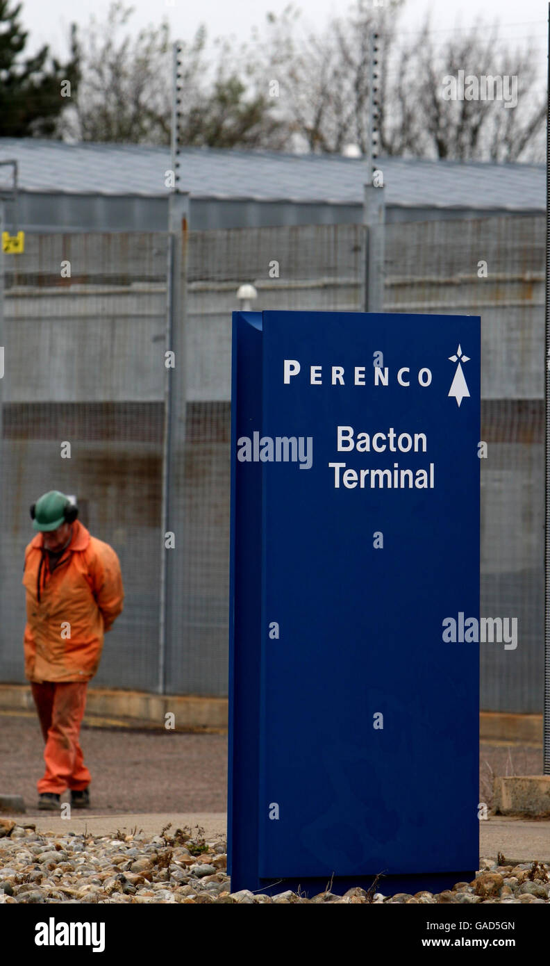 Bacton Gas Terminal Stock Photo - Alamy