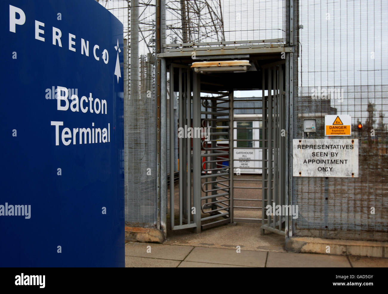 Bacton Gas Terminal Stock Photo - Alamy