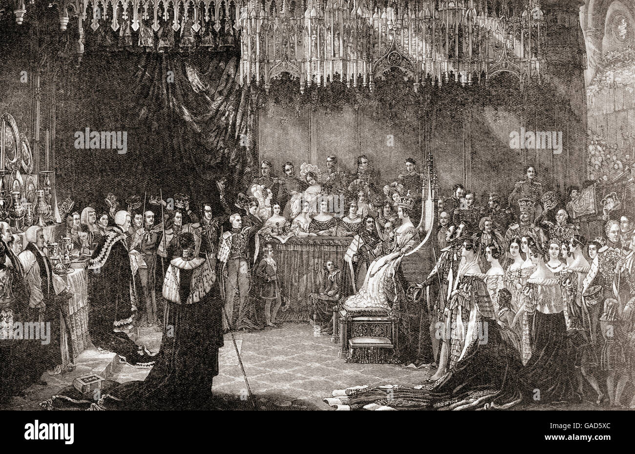The coronation of Queen Victoria, 28 June 1838. Victoria, 1819 – 1901 ...