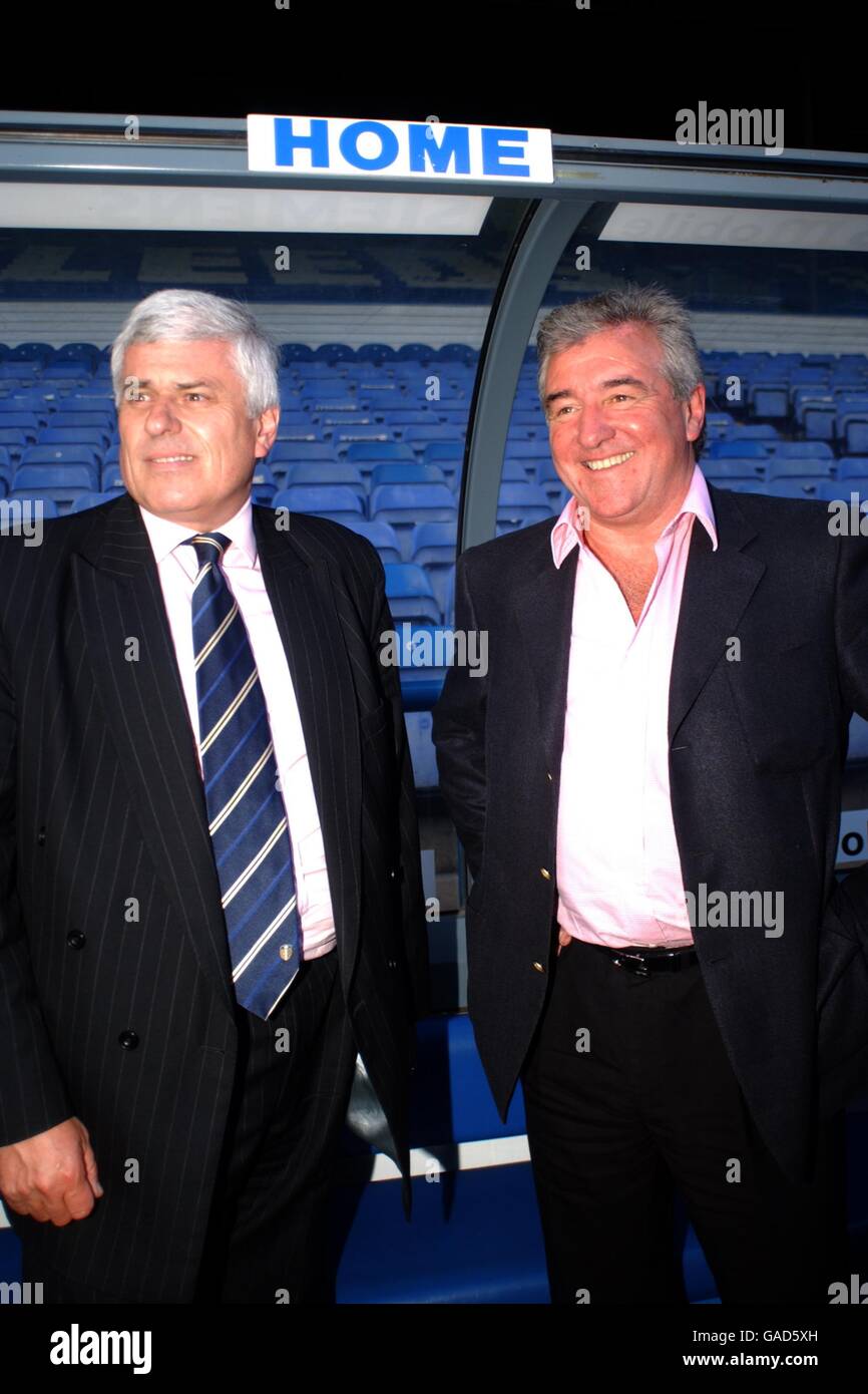 New Leeds United manager Terry Venables with his new chairman Peter ...