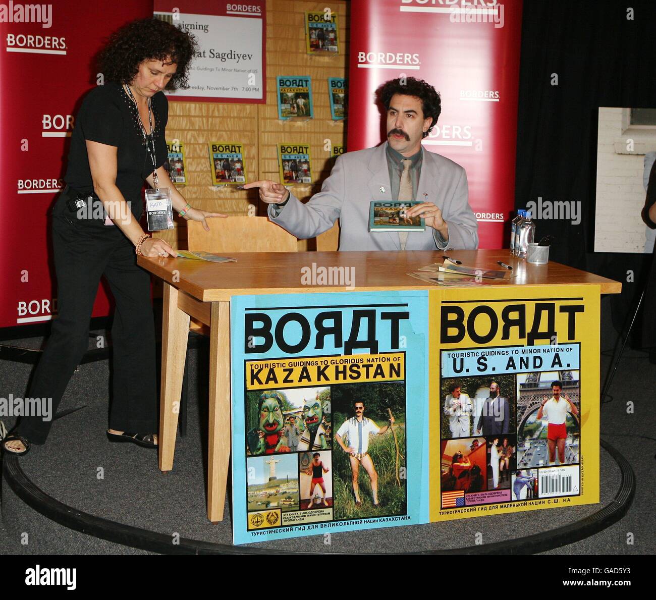 Borat Book Signing - Los Angeles Stock Photo - Alamy