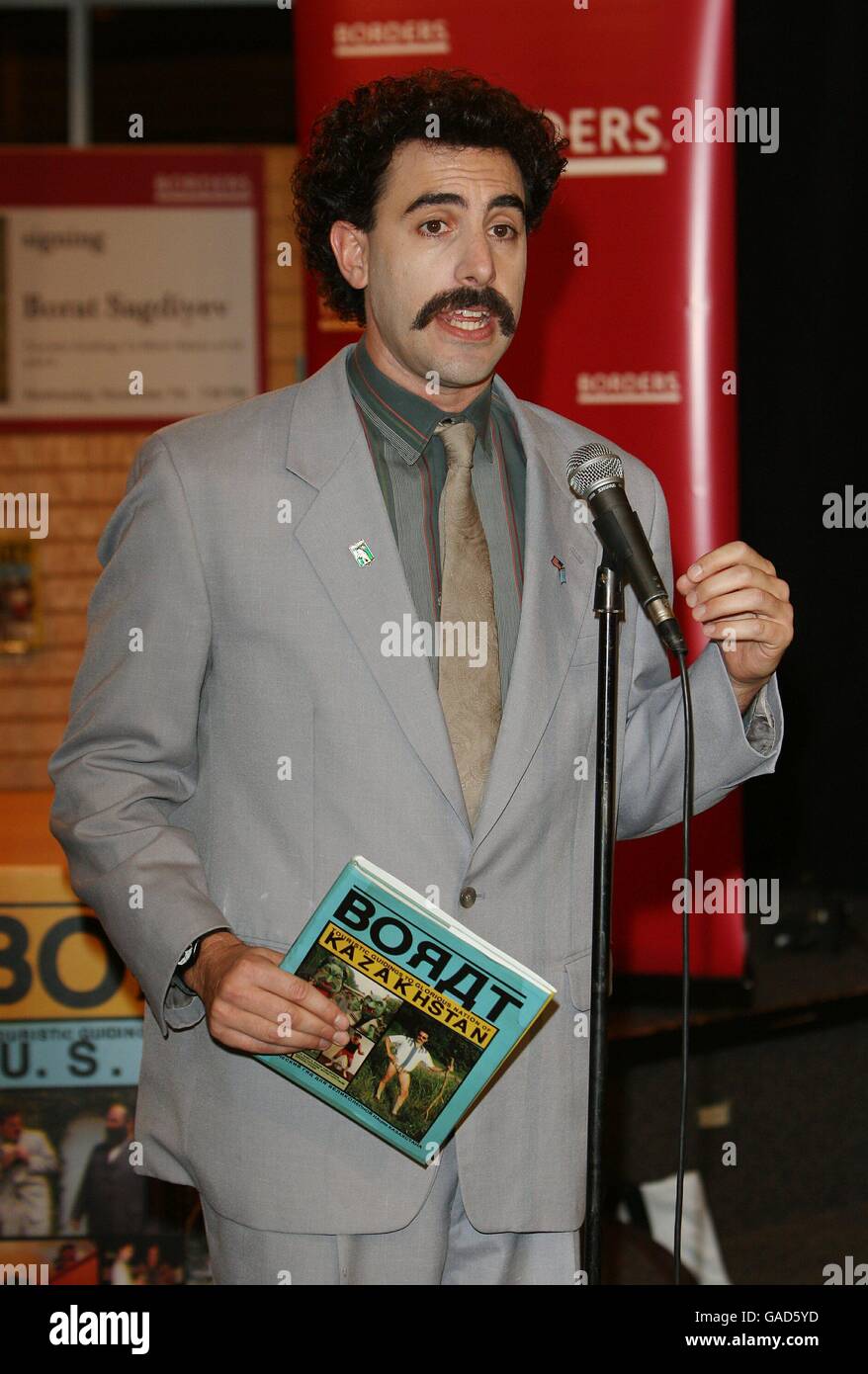 Borat Book Signing - Los Angeles Stock Photo - Alamy