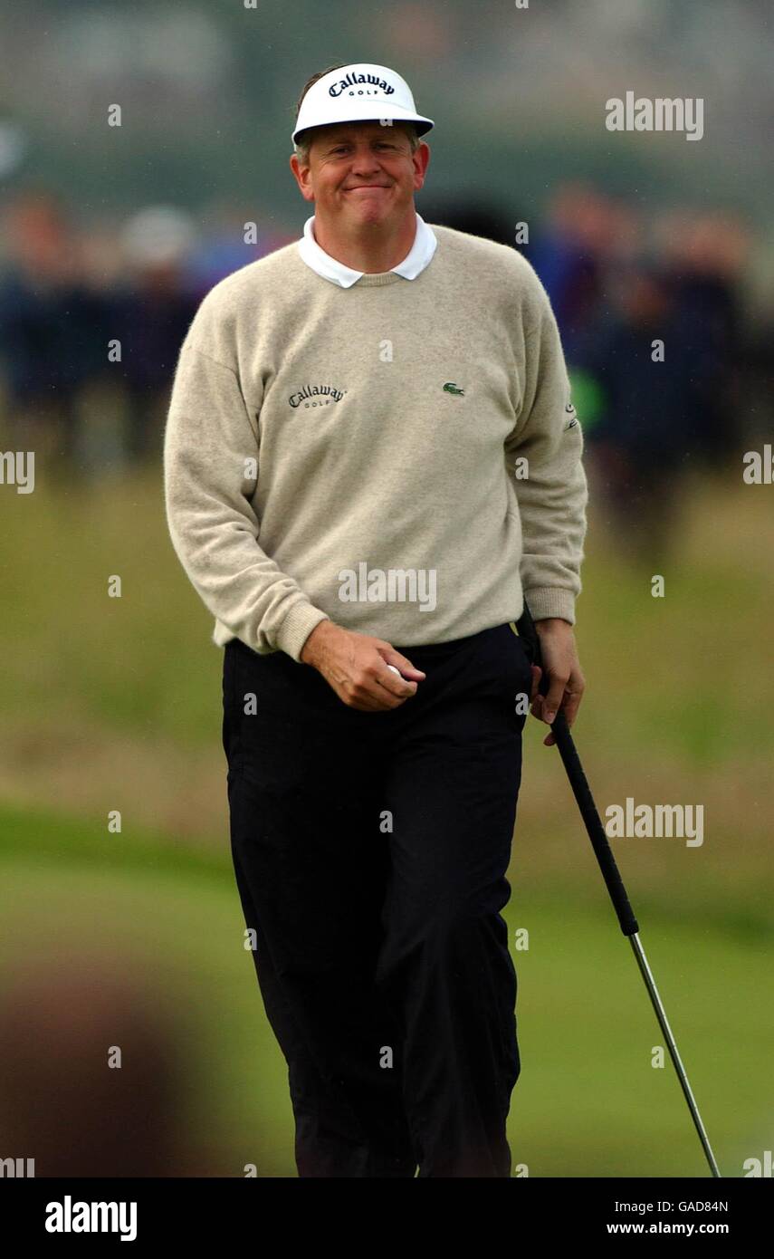 On second day st open championship muirfield hi-res stock photography ...