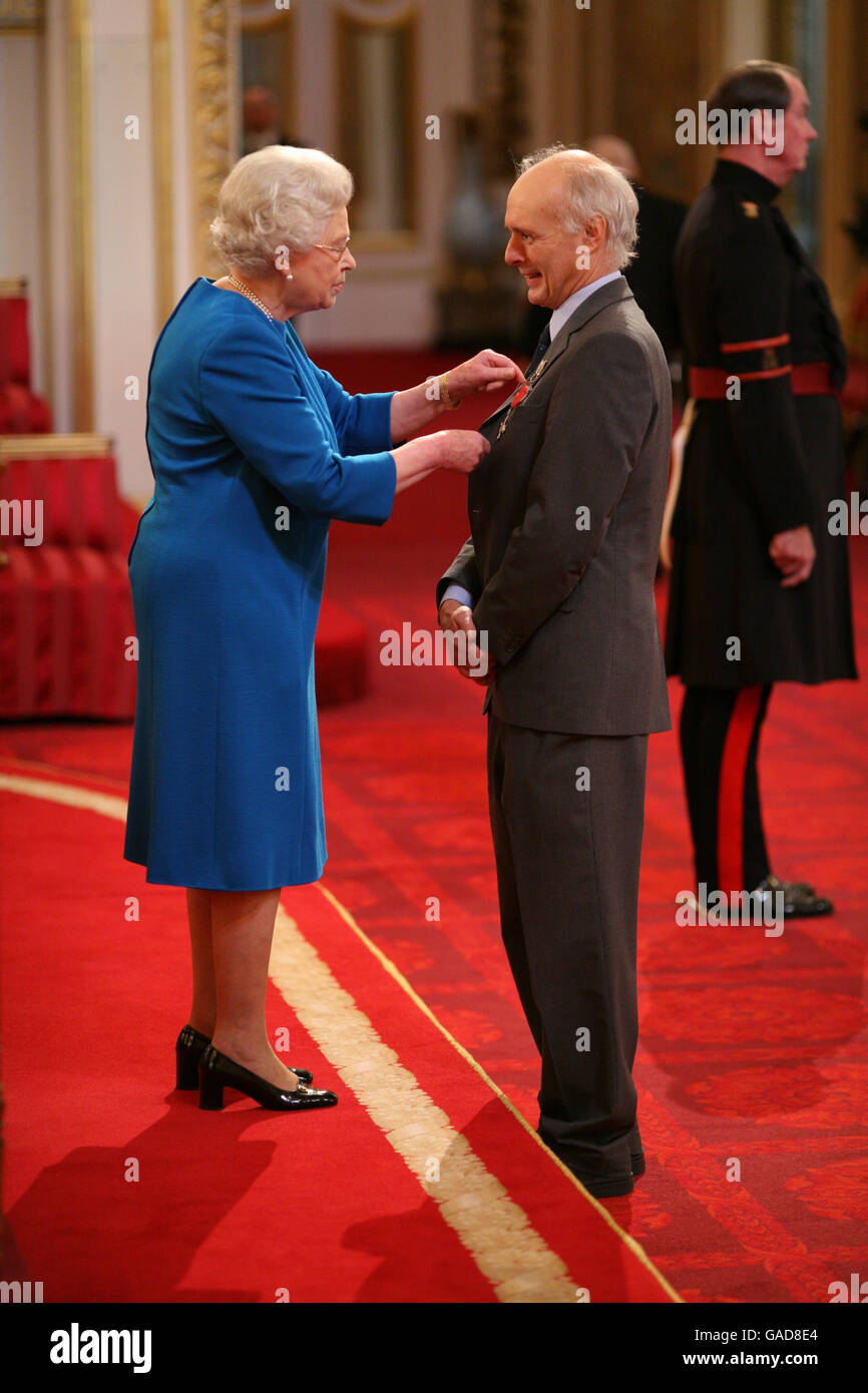 Dr. Peter Nettleton from Edinburgh is made an MBE by The Queen at ...