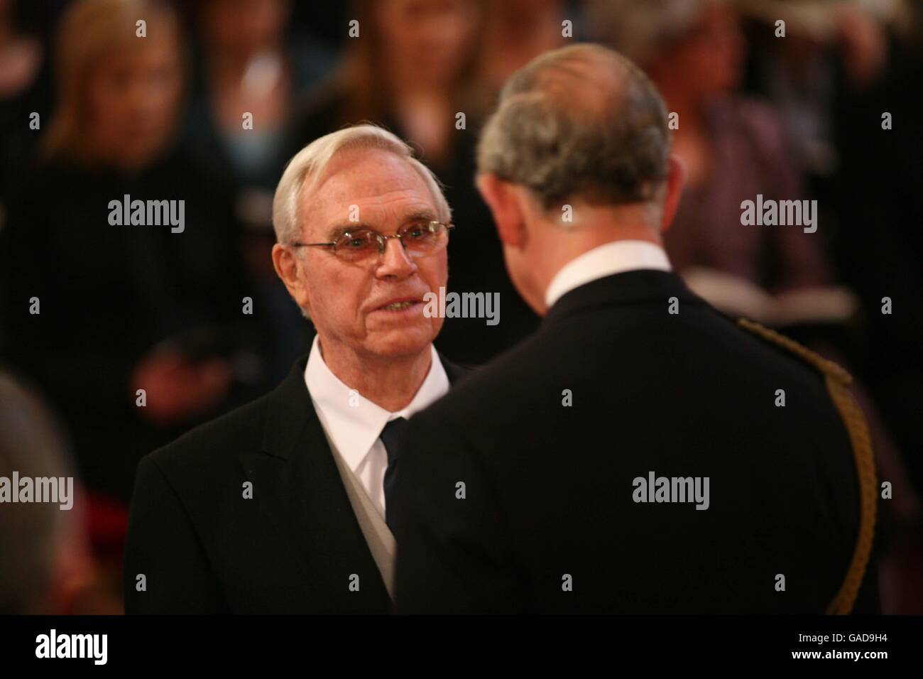 Mr. Kenneth Cox from Lower Stonden is made an MBE by The Prince of ...