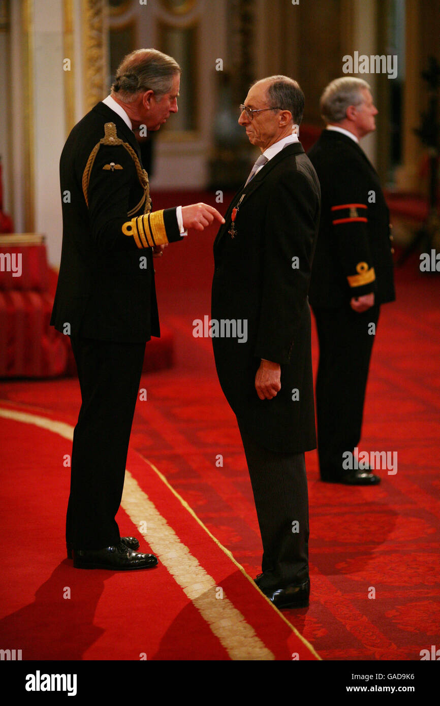 Mr. Christopher Laurence from Chippenham is made an MBE by The Prince ...